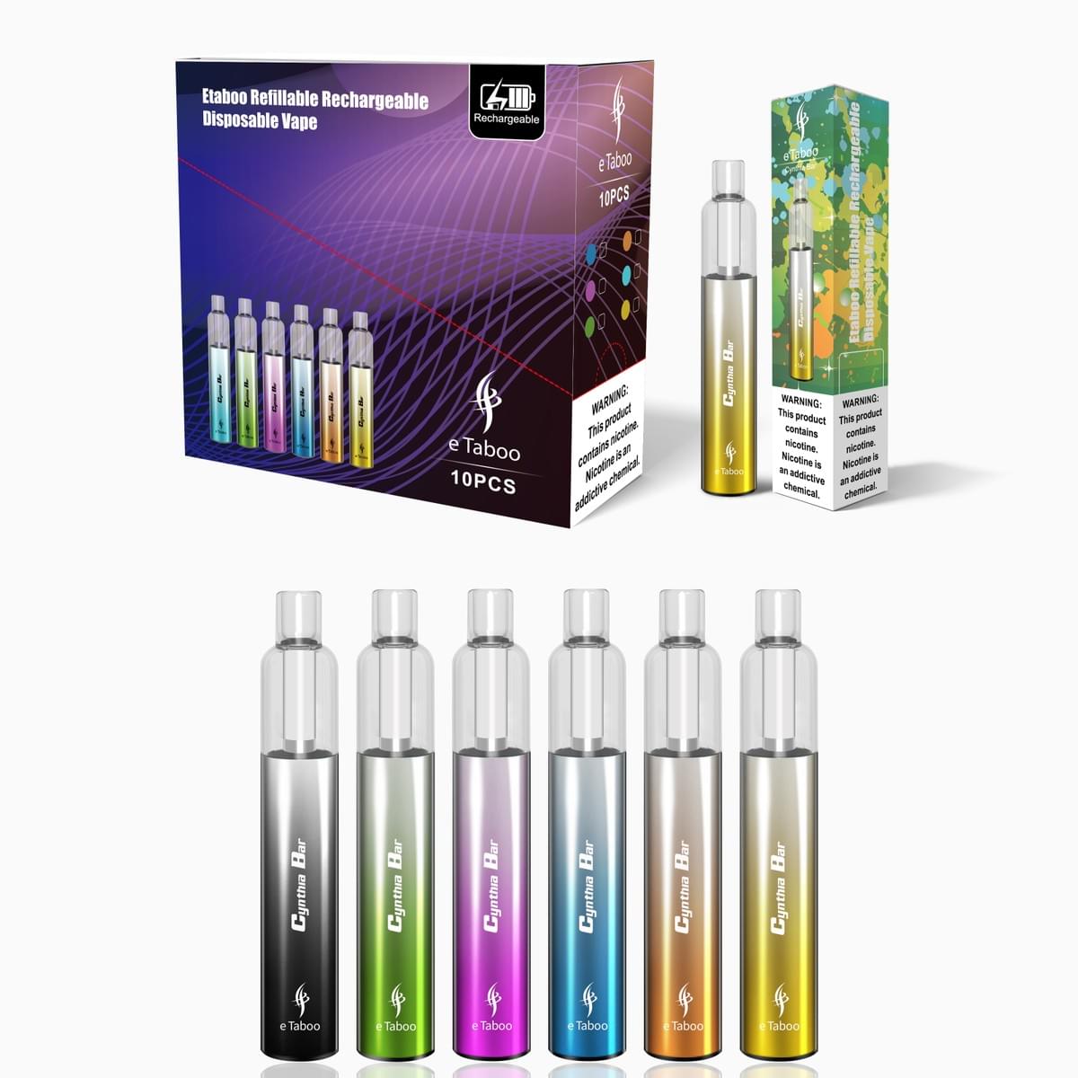 e Taboo--The Best Full Body Glow Disposable Vape Manufacturer