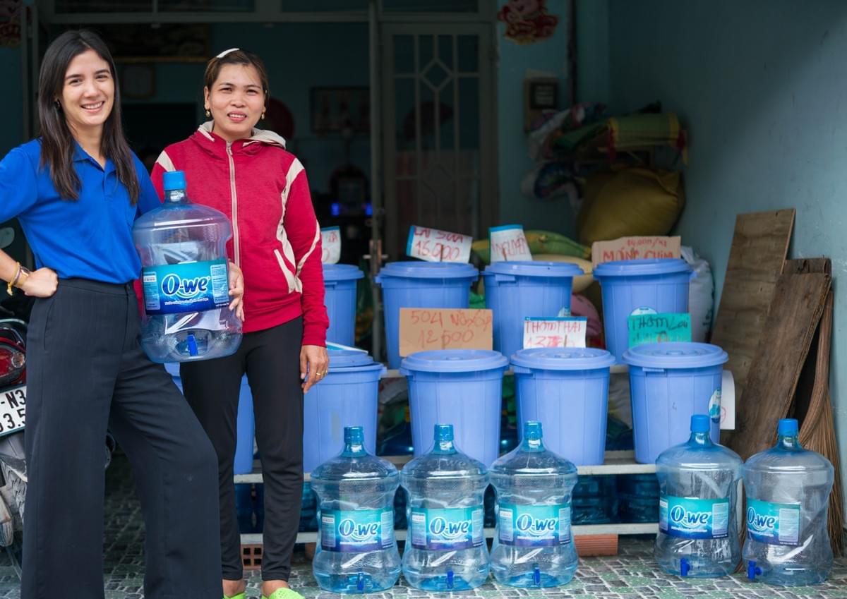 O-We nước uống sạch