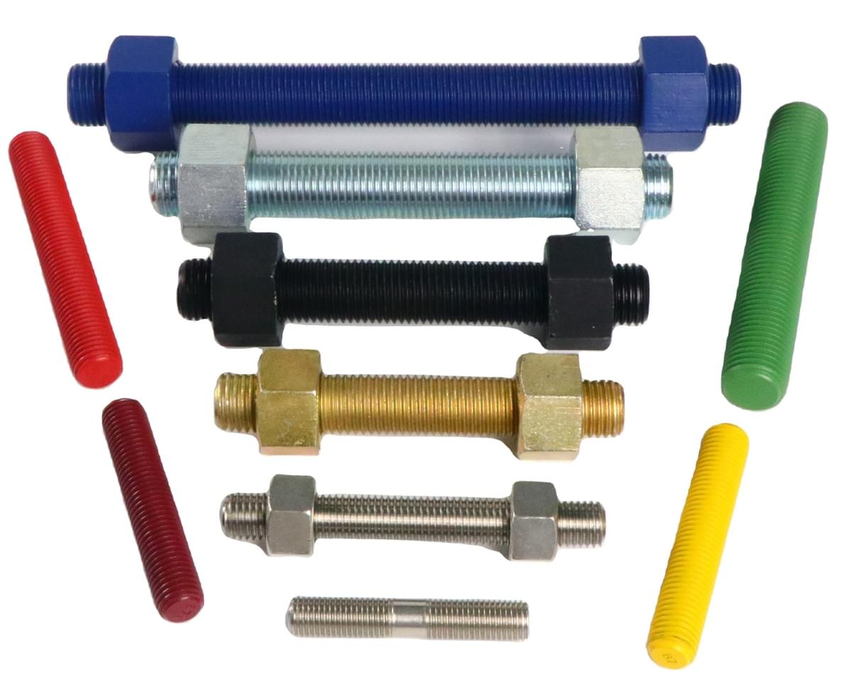 Petrochemical Stud bolts manufacturing, double ended st...