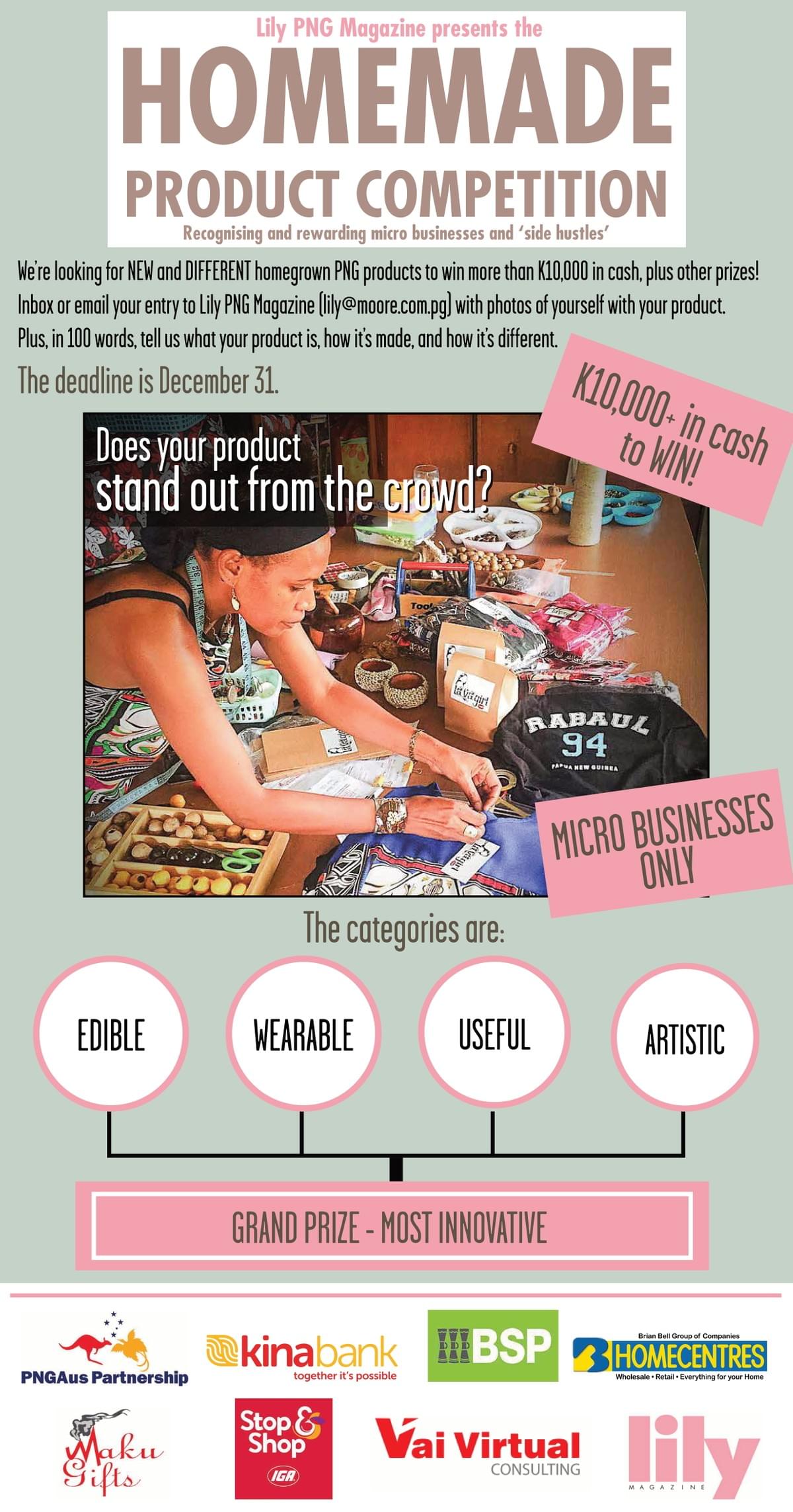 LILY MAGAZINE HOMEMADE PRODUCT COMPETITION - Lily Magaz...