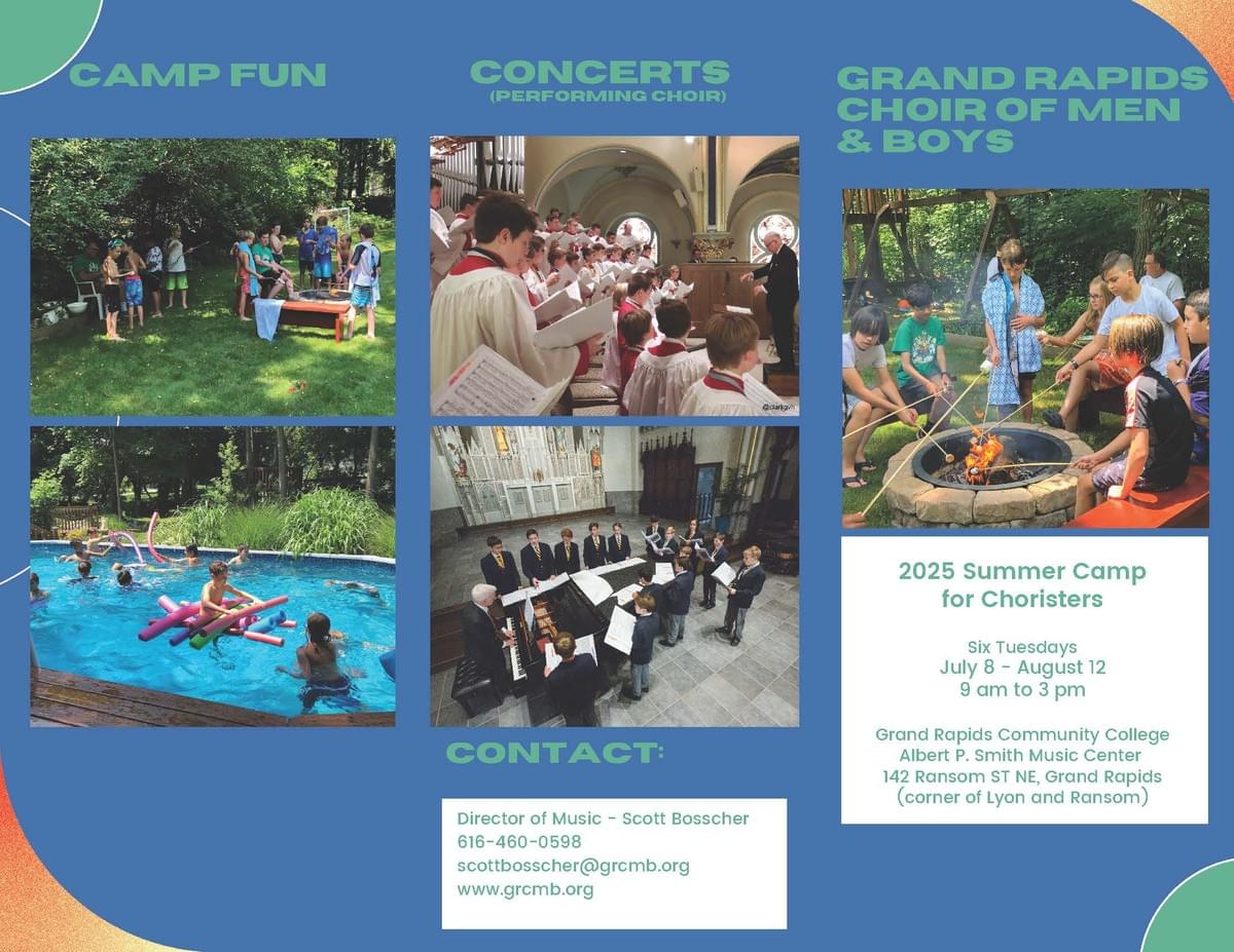 Summer Camp - Grand Rapids Choir of Men and Boys