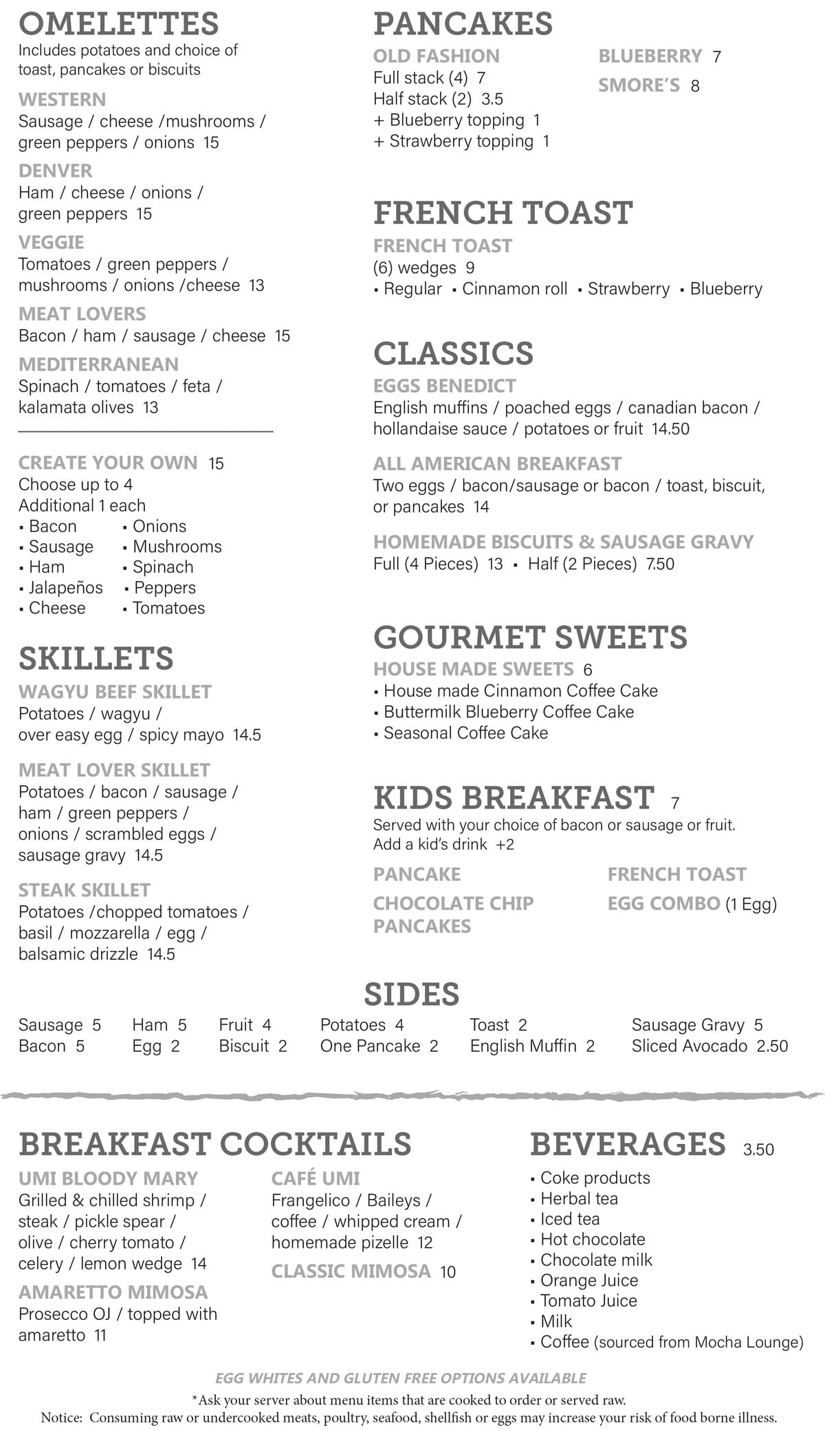 MENU - Umi Fort Wayne