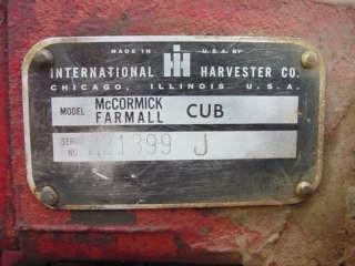 Farmall Tractor Serial Number Identification