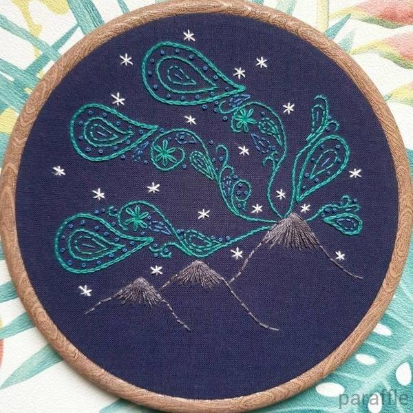 Embroidery Patterns Of The Auroras For Sale