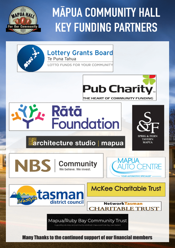 Mapua Community Hall on Strikingly