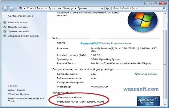 Removewat For Windows 10