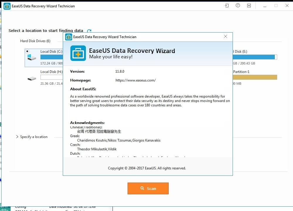 Code Easeus Data Recovery Wizard