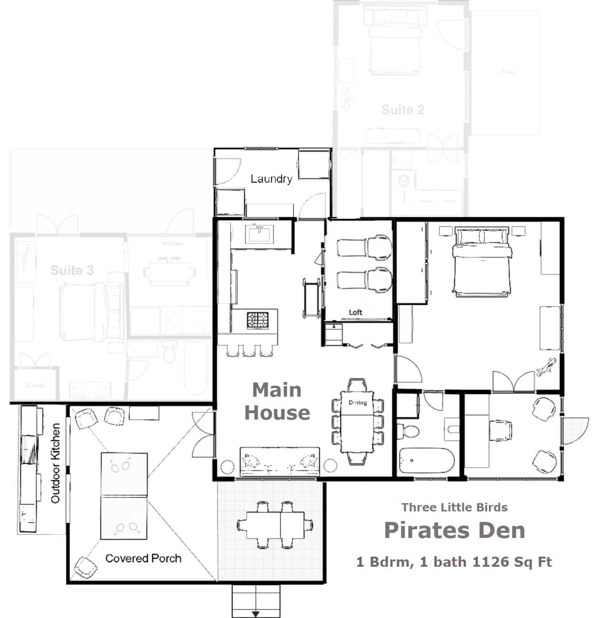 Main House Three Little Birds Harbour Island Vacation Rental Main House Three Little Birds Harbour Island Vacation Rental