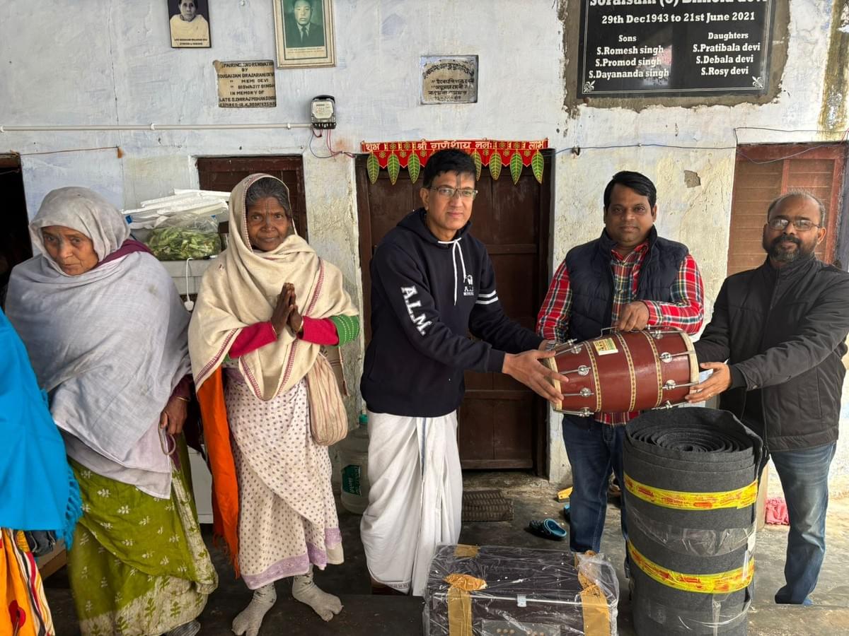 A Birthday Celebrated With Widow Mothers of Radhakund V...