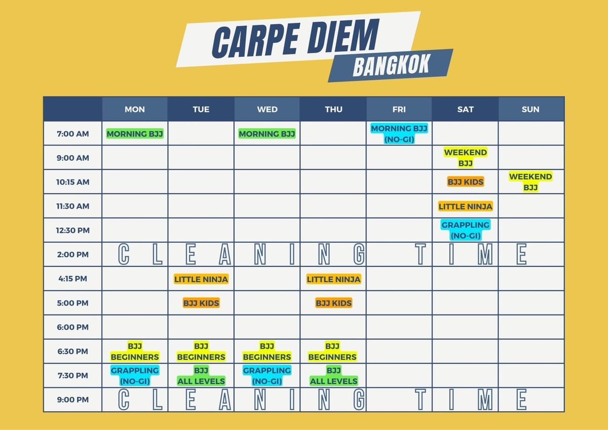 CARPE DIEM BANGKOK | BRAZILIAN JIU-JITSU GYM