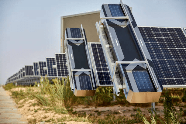 Automated Solar Panel Washing Machine