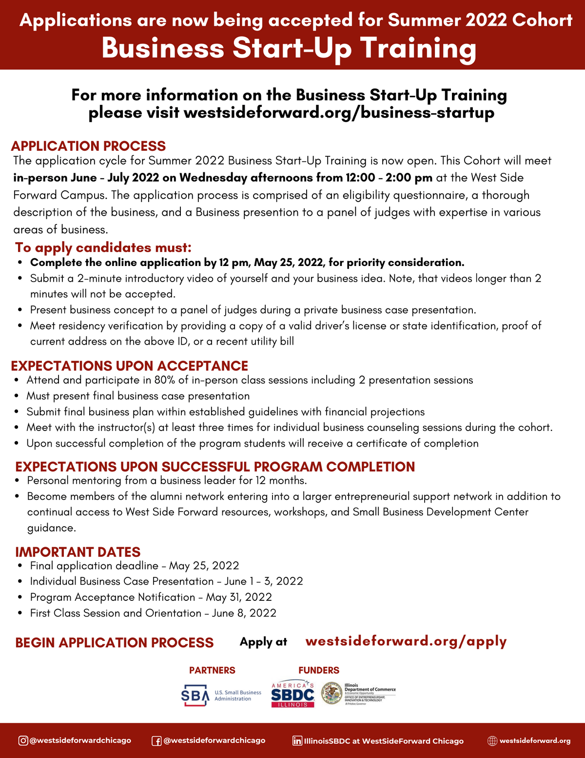 Apply - West Side Forward