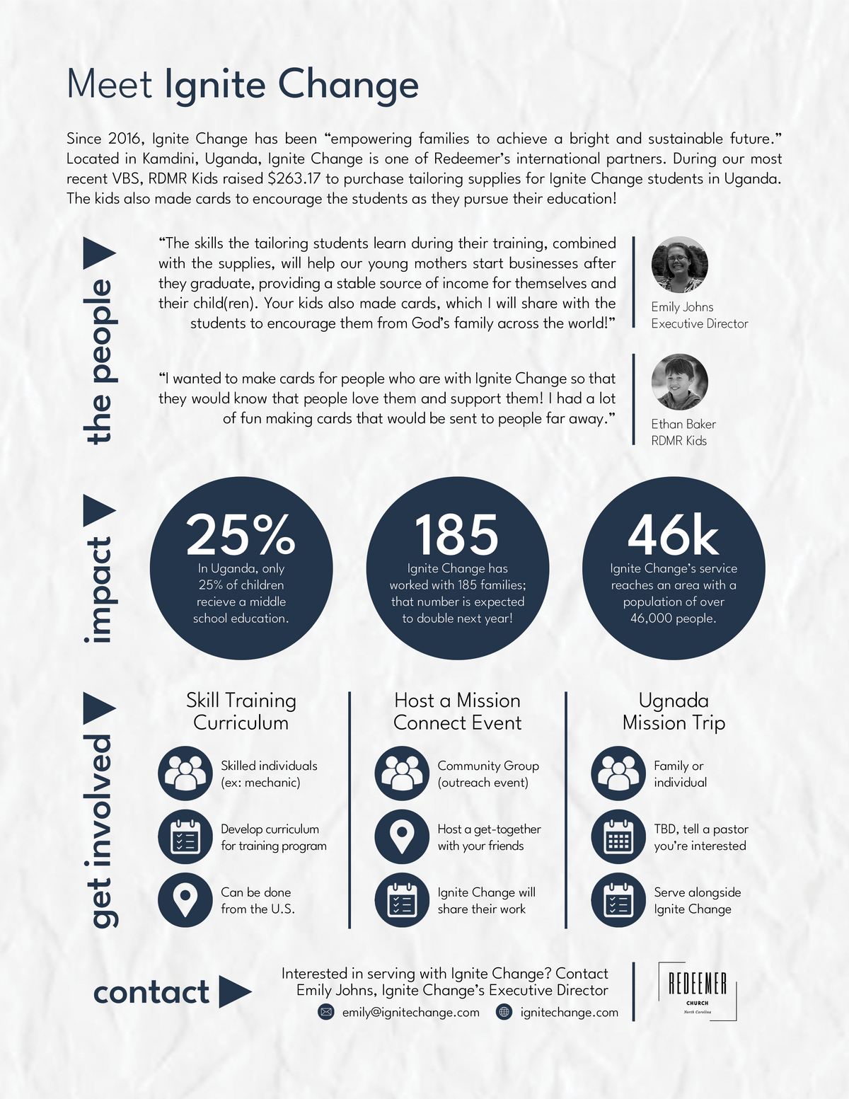 Serve - Redeemer Church NC