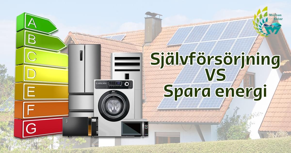 Installation av solcellspaneler för självförsörjning av...