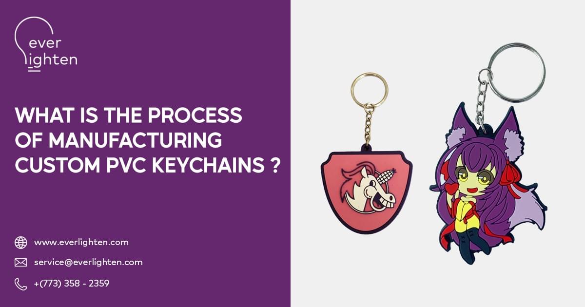 What is the process of manufacturing custom Keychains?