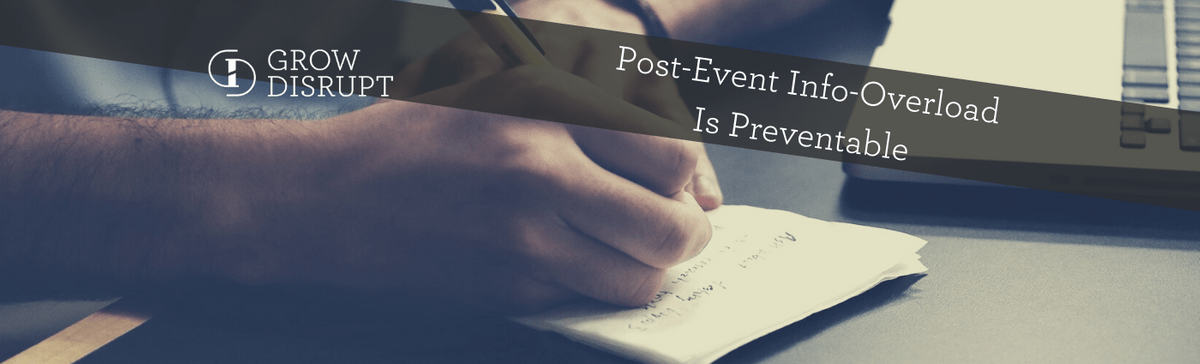How to Take Notes at An Event - Business Event Tips Not...
