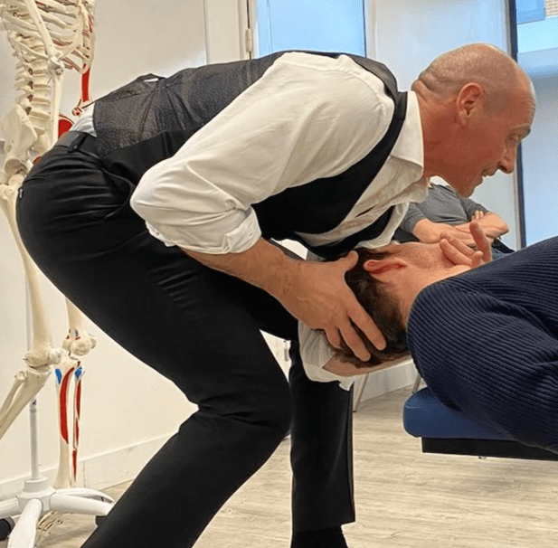 Manual cervical spine manipulation