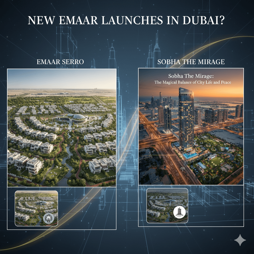 What are the new Emaar launches in Dubai?
