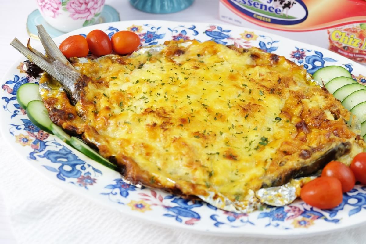 CHEESY BAKED BANGUS