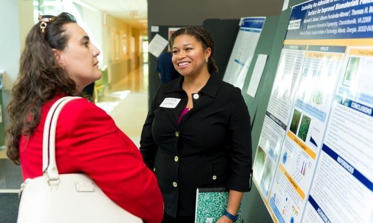 Michelle Gaines wins best poster award at GT Postdoc sy...