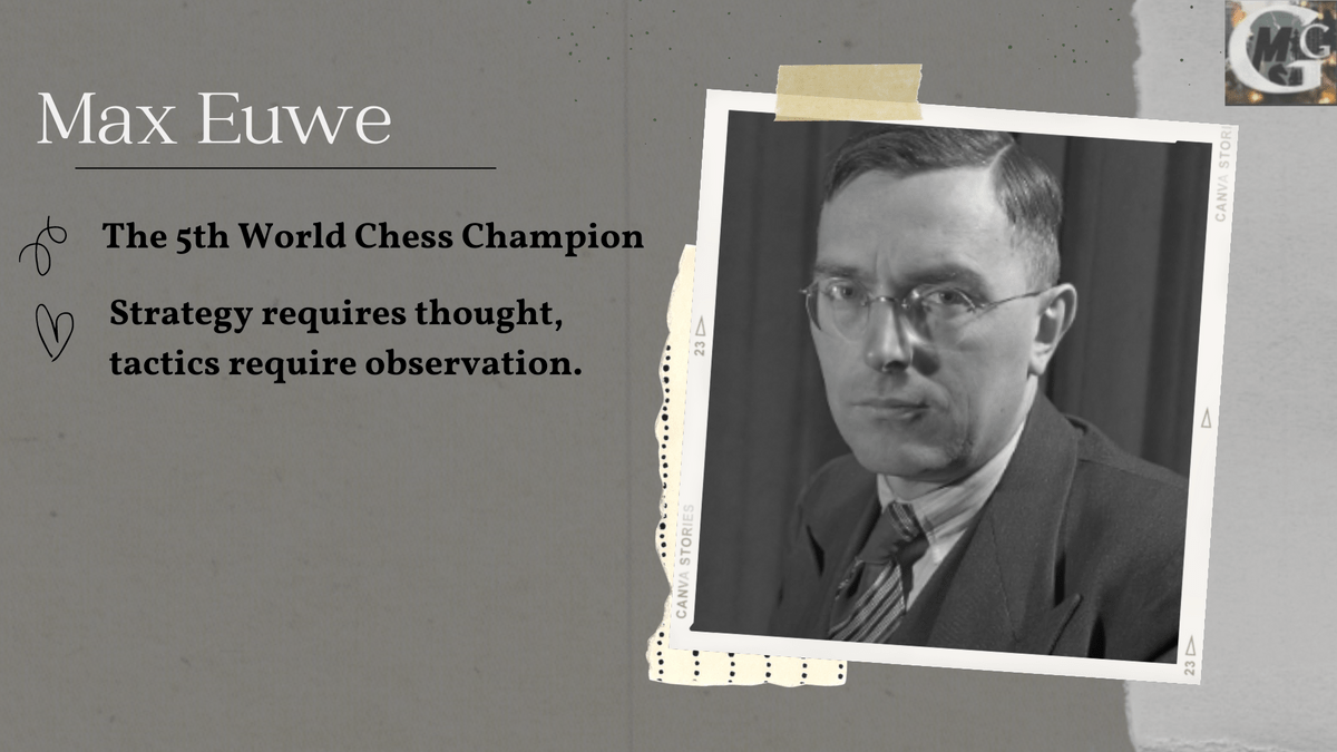 Max Euwe - World Chess Champion