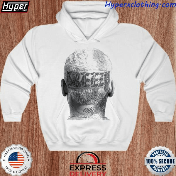 Chris brown’s breezy hair design shirt