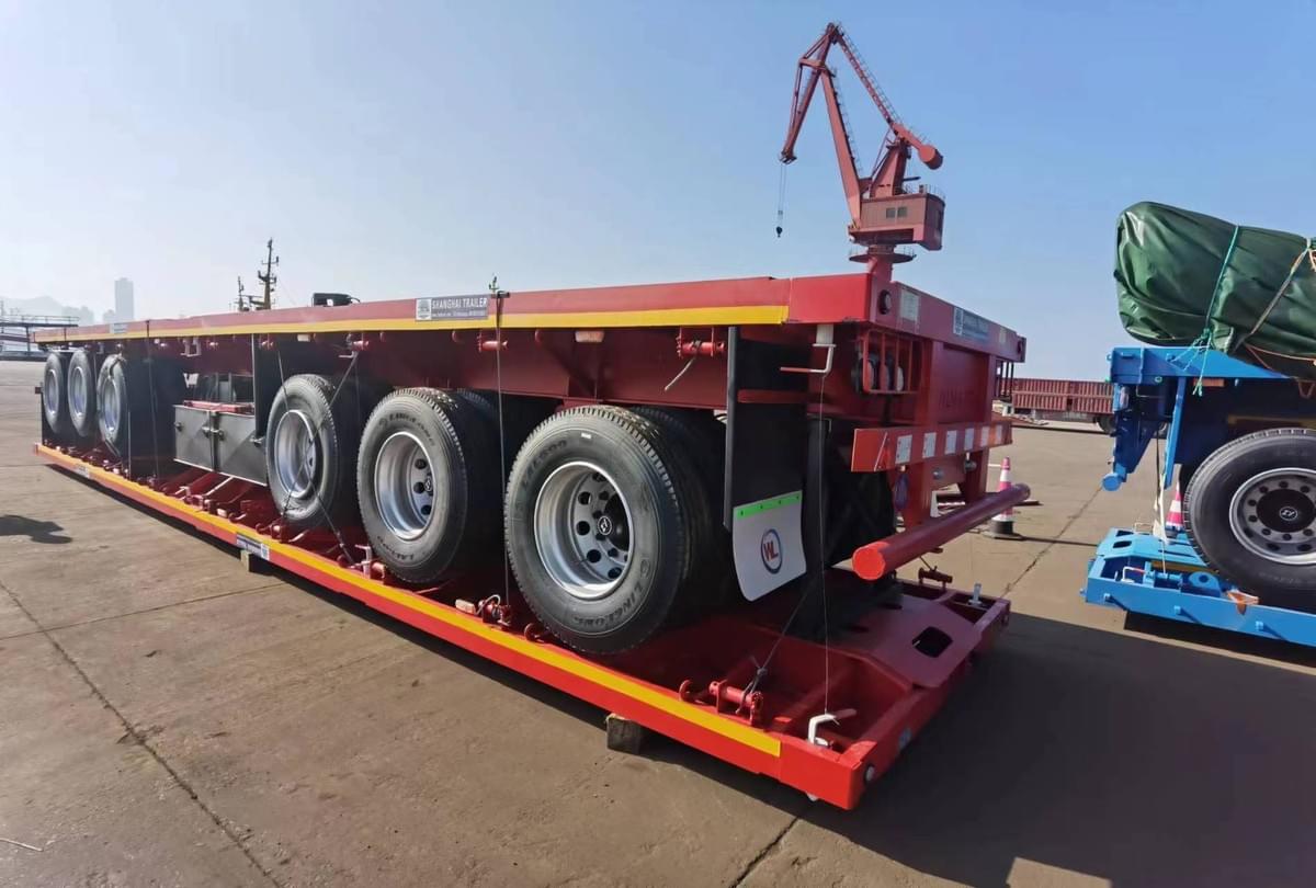 What is a container semi-trailer?