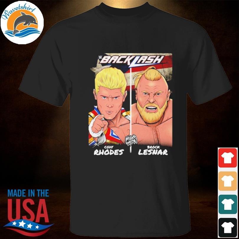 Wavetshirt - Cody rhodes & brock lesnar backlash shirt