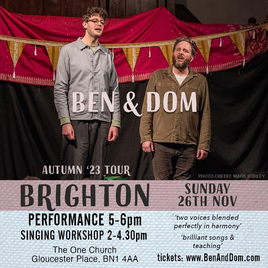 Workshops - Ben & Dom | singing in harmony