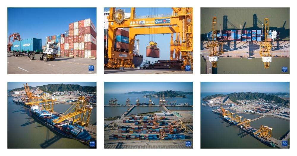 Wenzhou Port cargo is busy & Cummins QSB4.5 Equipped on...