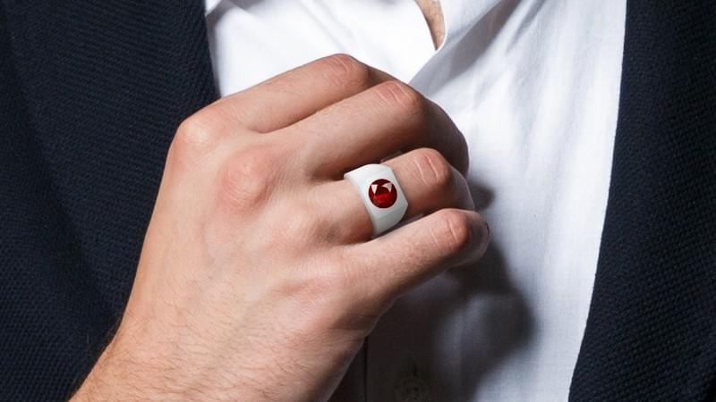 ruby ring for men which finger