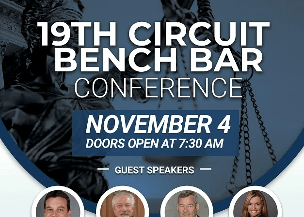 19th Circuit Bench Bar Conference tickets available, ev...