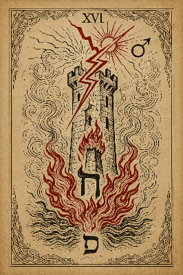 Ritual of the Lightning and Fire of Peh - Tarot card ...