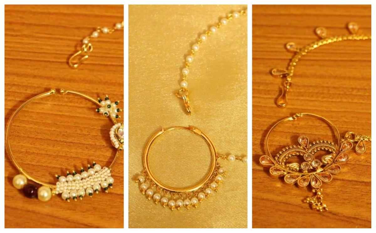 4 Traditional Designs of Nose Rings For Women - Jewelle...