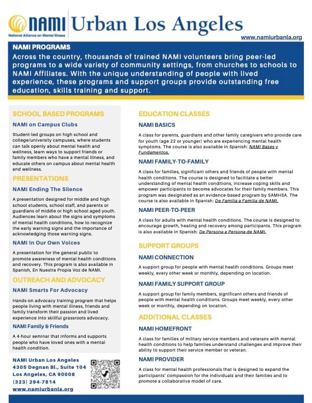 NAMI Urban Los Angeles