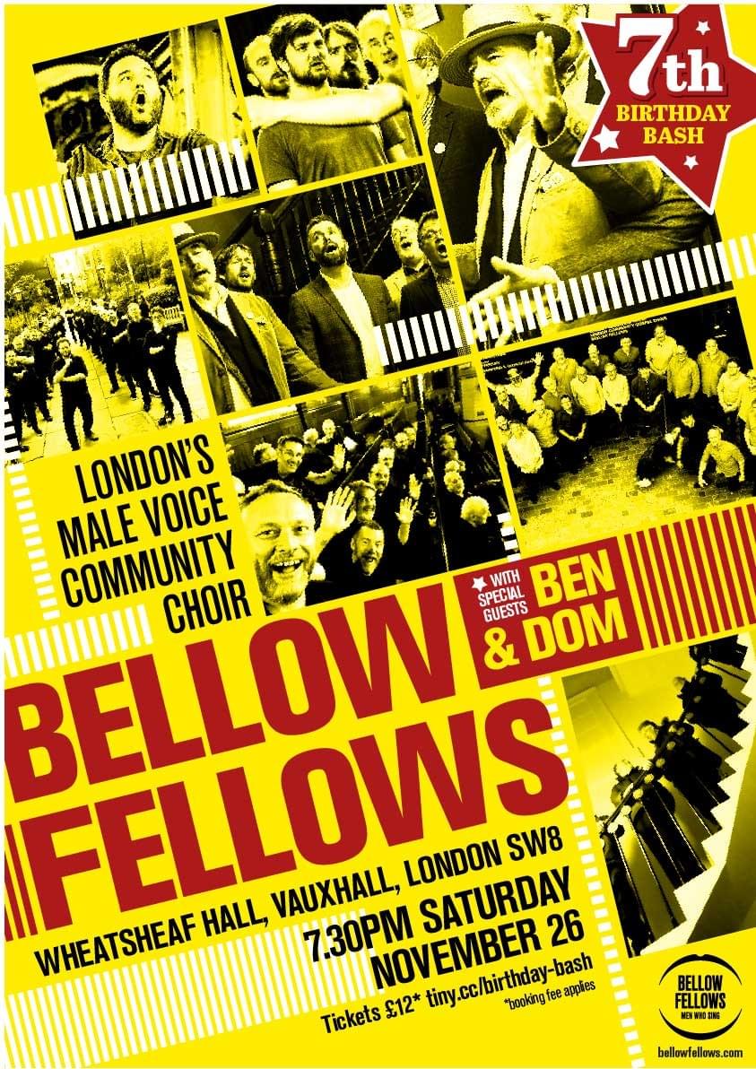 Choir London | Bellow Fellows - London's Male Voice Community Choir