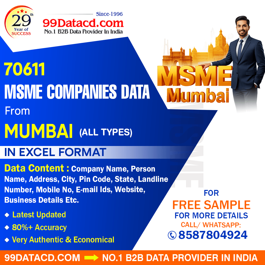Complete MSME Business Data of Mumbai - MSME Companies ...