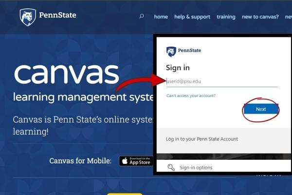 PSU Canvas Login Online Learning, Access Mobile App | P...