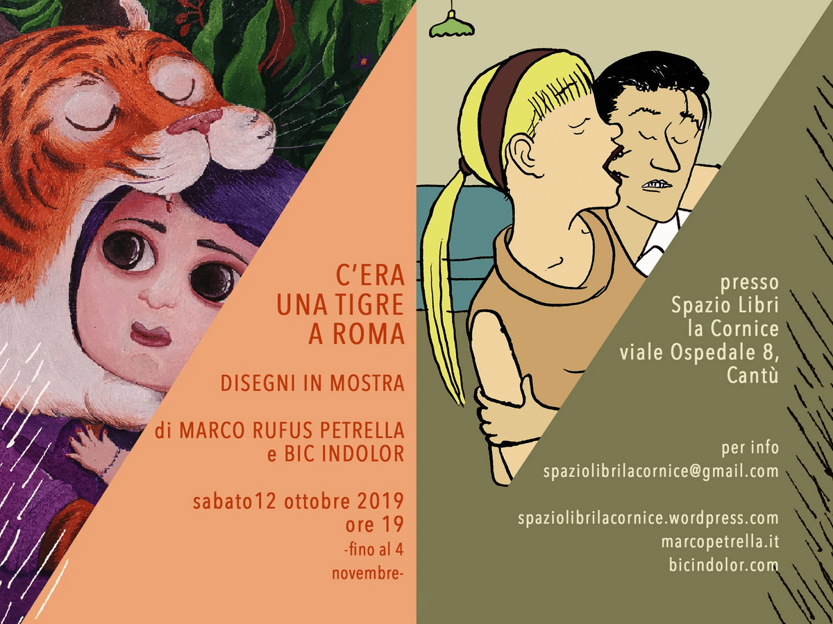 C'era una tigre a Roma - exhibition animal painting