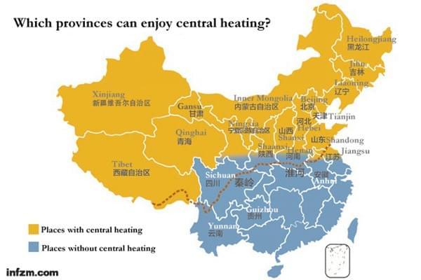 QINLING HUAIHE LINE - WHY SHANGHAI IS ON THE WRONG SIDE...