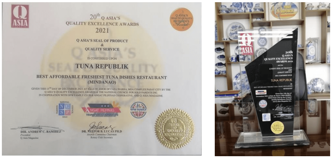 Tuna Republik Inc. on Strikingly