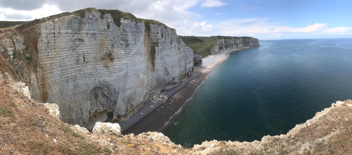 Normandy Chalk Cliffs - Geology Inspiring sketch