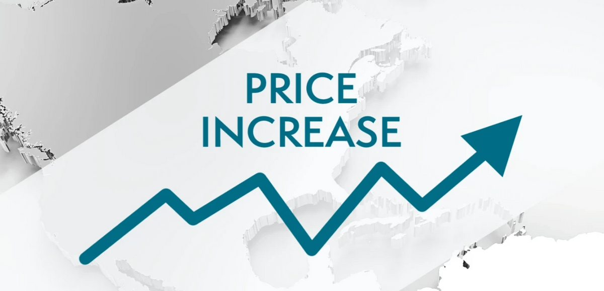 Price increase notification