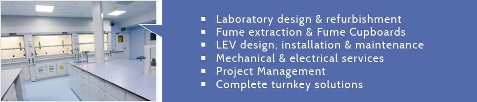 We are a specialist laboratory services contractor, we design, install ...
