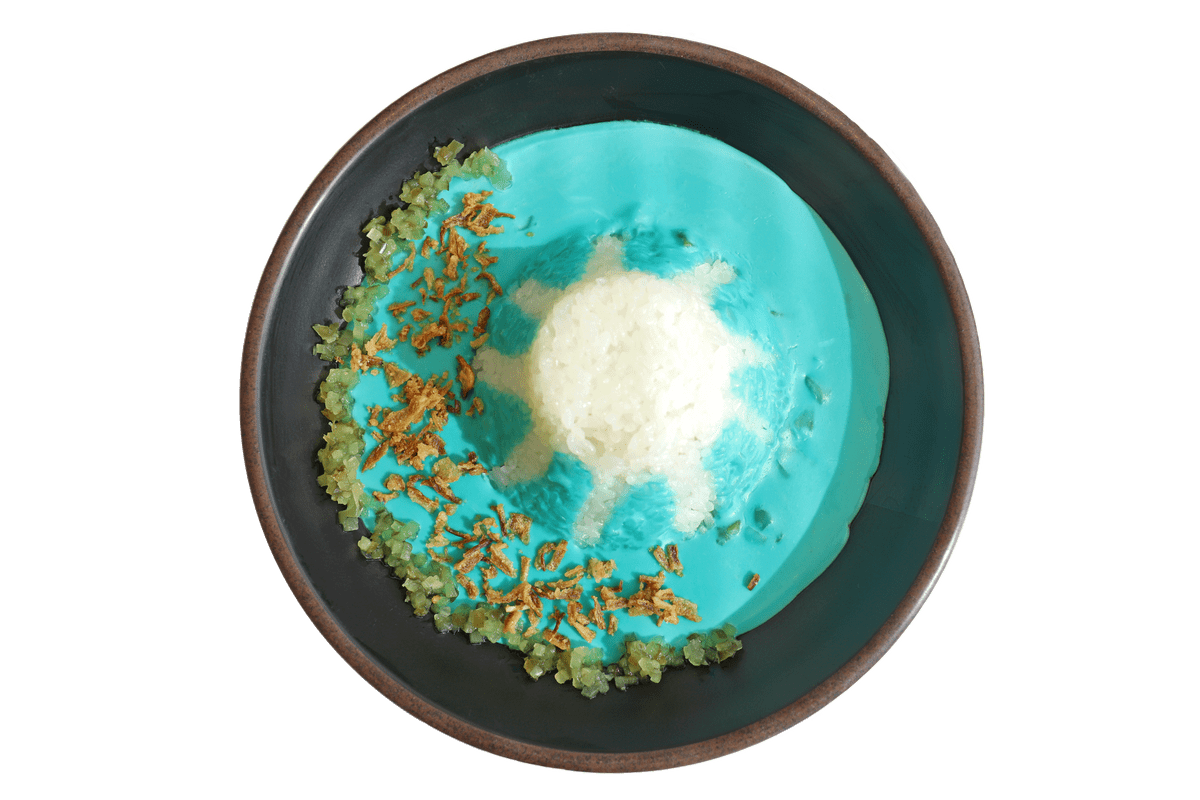 Blue Mt. Fuji Curry | The blue local curry that's trending on social ...
