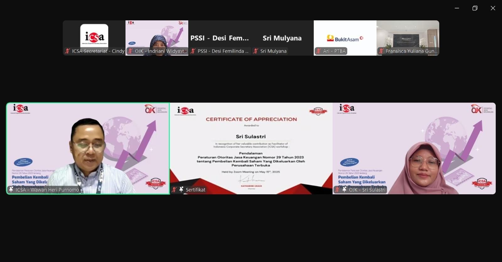 2025 - ICSA - Indonesia Corporate Secretary Association