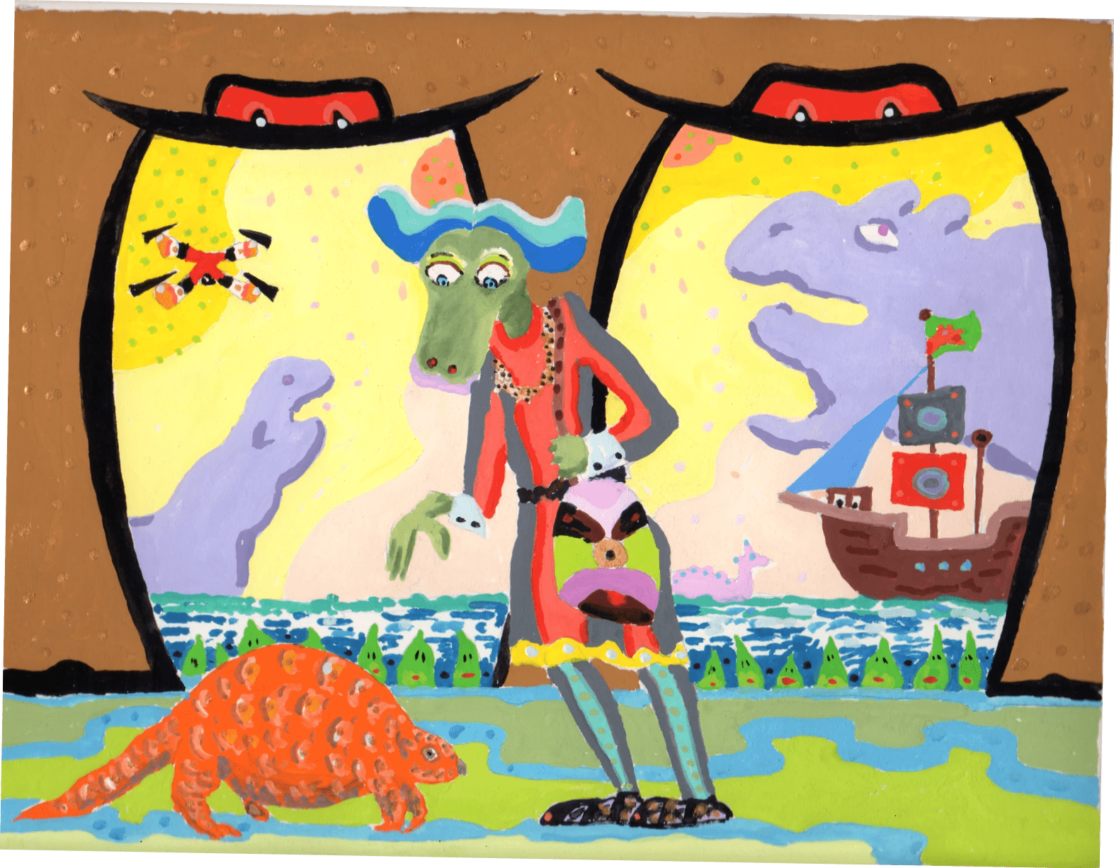 GOUACHE - Sally Cruikshank paintings