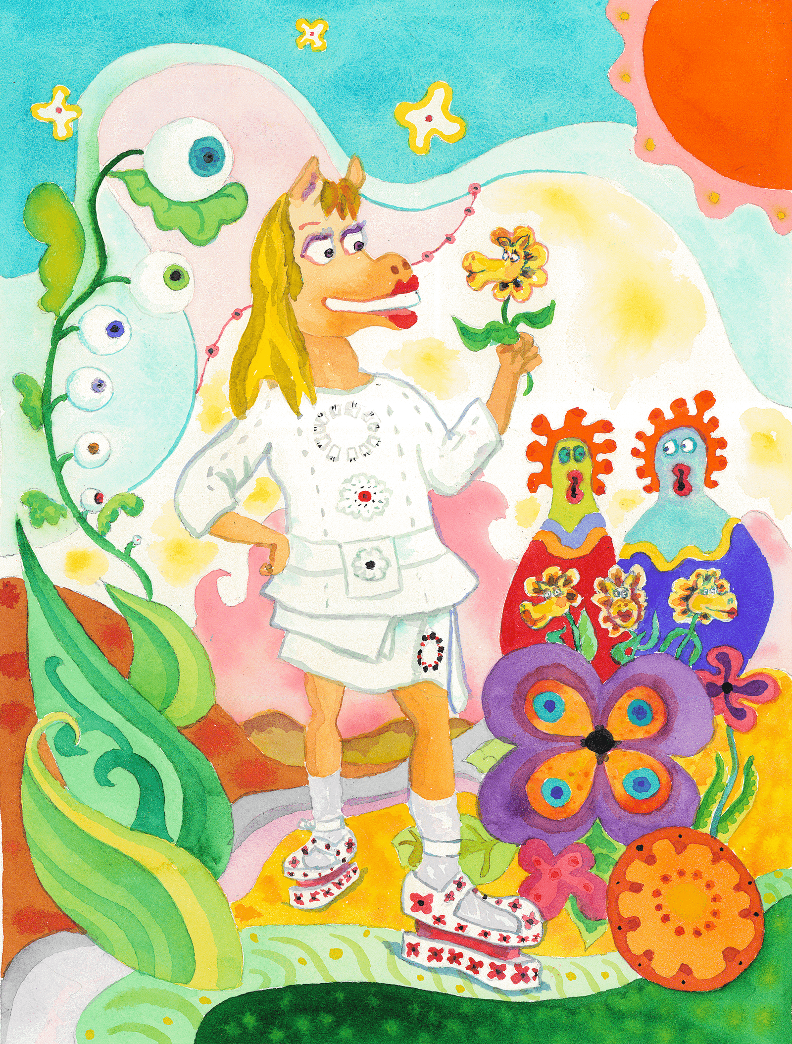 FASHION - Sally Cruikshank paintings