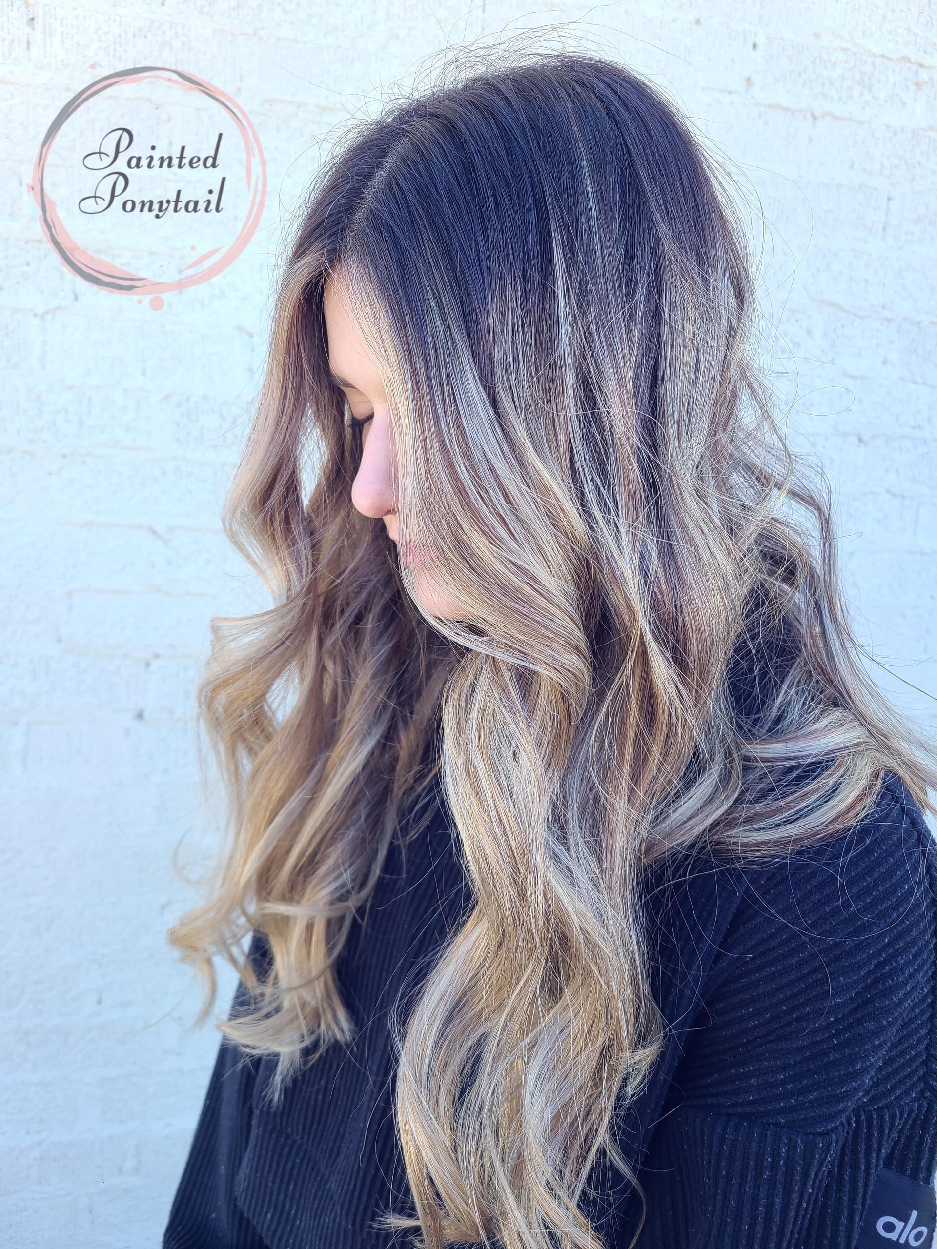 Painted Ponytail on Strikingly
