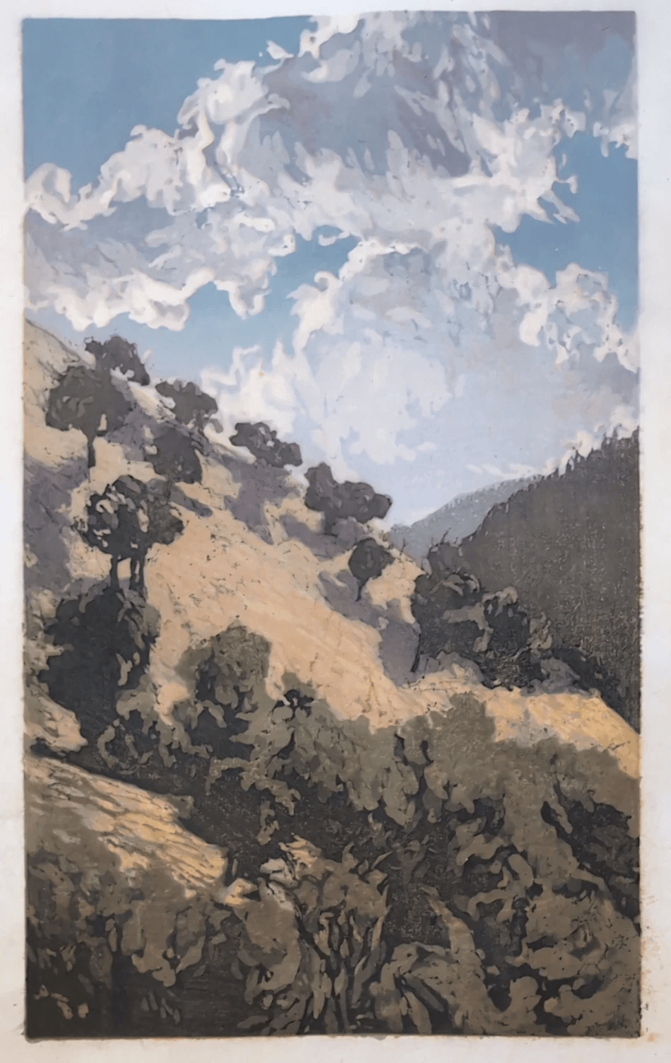Jennifer Worsley Woodblock Prints and Pastels on Strikingly